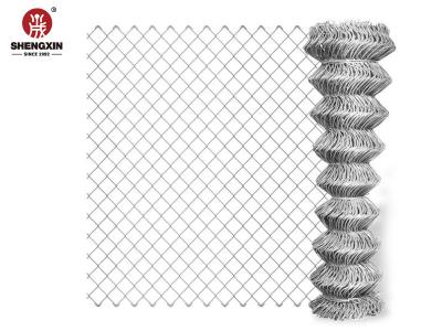 China 1.6-4.2mm Wire Mesh Chain Link Fence Galvanised  Zinc Coated for sale