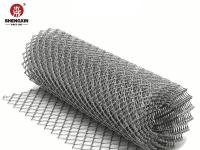 China 60x60mm Pvc Coated Galvanized Chain Link Fence 2m High Easily Assembled for sale