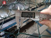 China 1.2-5mm 2-5mm Galvanized  Chain Link Mesh Fence Environmental friendly for sale