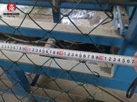China Low Carbon Steel Wire 1.8*15m Roll Galvanized Chain Link Fence Abrasion Proof for sale