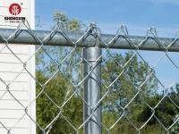 China High Durability 2000mm Height Dimensions Chain Link Mesh Fence PVC Coated for sale
