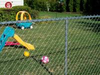 China Electro Galvanized Cyclone Chain Link Fence 0.50m-5.0m Length for sale