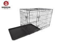 China 48'' Collapsible Xxl Large Metal Dog Kennel Foldable for sale