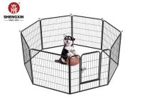 China Safety Metal Folding Dog Cage Outdoor Metal Steel Exercise for sale
