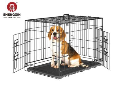 China Household Metal Wire Dog Teddy Pet Indoor Rabbit Cage With Toilet for sale
