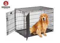 China Black Indoor Safe And Secure Metal Dog Cage For Dogs for sale