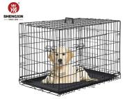 China OEM Rectangle Iron Dog Cages Crates For Large Dog for sale