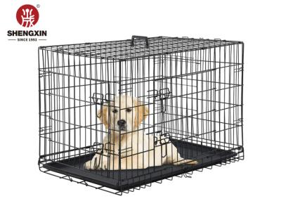China OEM Rectangle Iron Dog Cages Crates For Large Dog for sale