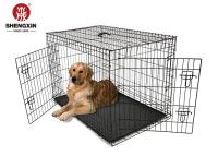 China OEM Rectangle Iron Dog Cages Crates For Large Dog for sale