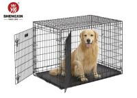 China Heavy Duty Pet Cat Rabbit Puppy Dog Folding Crate Collapsible for sale