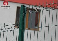 China Green Security Welded Wire Mesh Fence 3D Folding Curved for sale