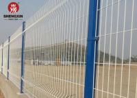 China 3D Curved PVC Coated Triangle Bending Welded Wire Mesh Fence For Garden for sale