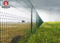 China Yard Link 3D Curved Pvc Coated Iron Wire Fence V Fold Welded for sale