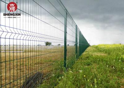 China Yard Link 3D Curved Pvc Coated Iron Wire Fence V Fold Welded for sale