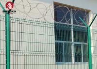 China V Bend 3d Curved Bending Galvanized Wire Fence RAL 6005 for sale