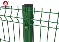 China Square Post Waterproof 3d Curved Wire Mesh Fence Galvanized for sale
