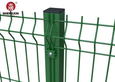 China Square Post Waterproof 3d Curved Wire Mesh Fence Galvanized for sale