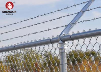 China Diamond Hole 50x50mm Chain Link Mesh Fence Galvanized Pvc Coated Black For America for sale