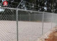 China Diamond Hole 50x50mm Chain Link Mesh Fence Galvanized Pvc Coated Black For America for sale