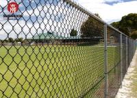 China Cyclone 9 Gauge 11 Gauge Chain Link Mesh Fence 50ft Roll Size for sale