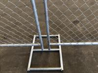 China Galvanized Metal 1.8m Portable Chain Link Fence Panels for sale