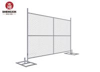 China 6Ftx10Ft Construction Safety Fence Panels Height 1.8 M Chain Link Fence for sale