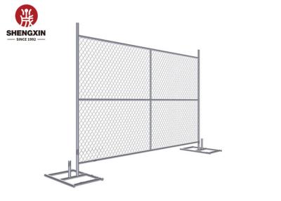 China 6Ftx10Ft Construction Safety Fence Panels Height 1.8 M Chain Link Fence for sale