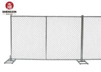 China Outdoor Construction Site Security 2.5mm Chain Link Temporary Fence for sale