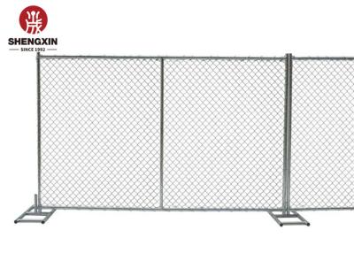 China Outdoor Construction Site Security 2.5mm Chain Link Temporary Fence for sale