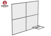 China Hot Dipped Galvanized Chain Link Temporary Fence For Sports Ground for sale