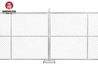 China Construction 2.4m Chain Link Temporary Fence Movable Hot Dipped for sale