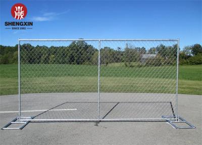 China 50x50mm Chain Link Temporary Fence for sale