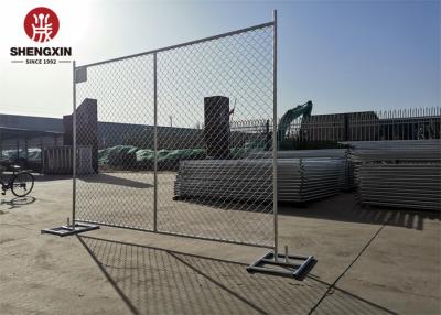 China Iron Welded Dia 2mm Security Chain Link Fence Temporary Fencing Panels for sale