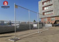 China Construction 2.4m Chain Link Temporary Fence Movable Hot Dipped for sale