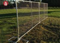 China Length 3000mm Chain Link Galvanized Fence OD 32mm Diamond Woven Wire Mesh for sale