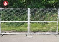China Hot Dipped Galvanized Chain Link Temporary Fence For Sports Ground for sale