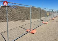 China 6Ftx10Ft Chain Link Temporary Fence for sale