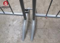 China Galvanized 120mm Pedestrian Control Barriers Safety Crowd Control for sale