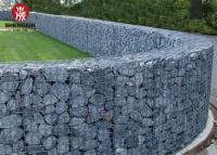 China Hot Dipped Welded Mesh Gabion Baskets 10m Retaining Wall Mesh Cages for sale