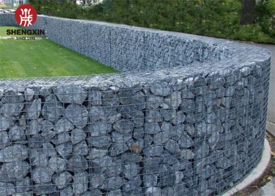 China Hot Dipped Welded Mesh Gabion Baskets 10m Retaining Wall Mesh Cages for sale
