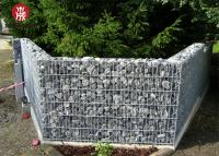 China Welded 10m Length Gabion Wall Baskets Galvanized Wire Retaining Wall With Lid for sale