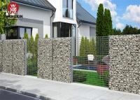 China Triangular Galvanized Wire 3.5mm Gabion Wall Baskets Heavy Duty for sale