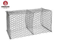 China 2mx1mx1m Hexagonal Triangular Gabion Baskets 275g High Zinc Coated for sale