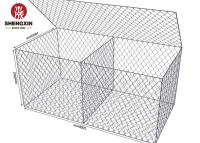 China Welded 2Mx1Mx1M Gabion Wall Baskets Hexagonal Gabion Box for sale