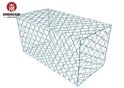 China Weather Resistance 4mm Woven Gabion Baskets Rock Fall Protection for sale