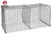 China Heavy Duty Q235 Gabion Wall Baskets Gabion Rock Cages For Livestick for sale