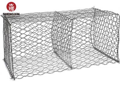 China Heavy Duty Q235 Gabion Wall Baskets Gabion Rock Cages For Livestick for sale