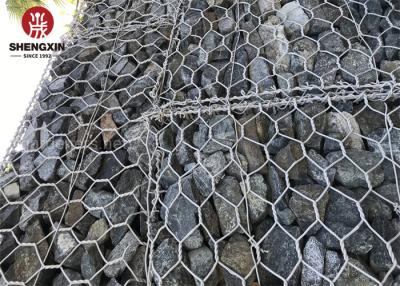 China Woven Retaining 50x50x100 Gabion Wall Baskets For Construction for sale