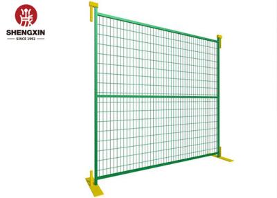 China 60x150mm Portable Temporary Fence PVC Coated For Garden for sale