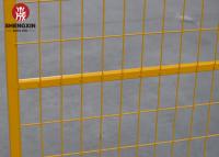 China Powder Coated 6ftx10ft Free Standing Temporary Fence For Construction Site for sale